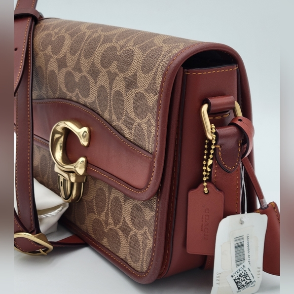 Coach | Bags | Salenwtcoach Studio Shoulder Bag Signature Coated Canvas ...